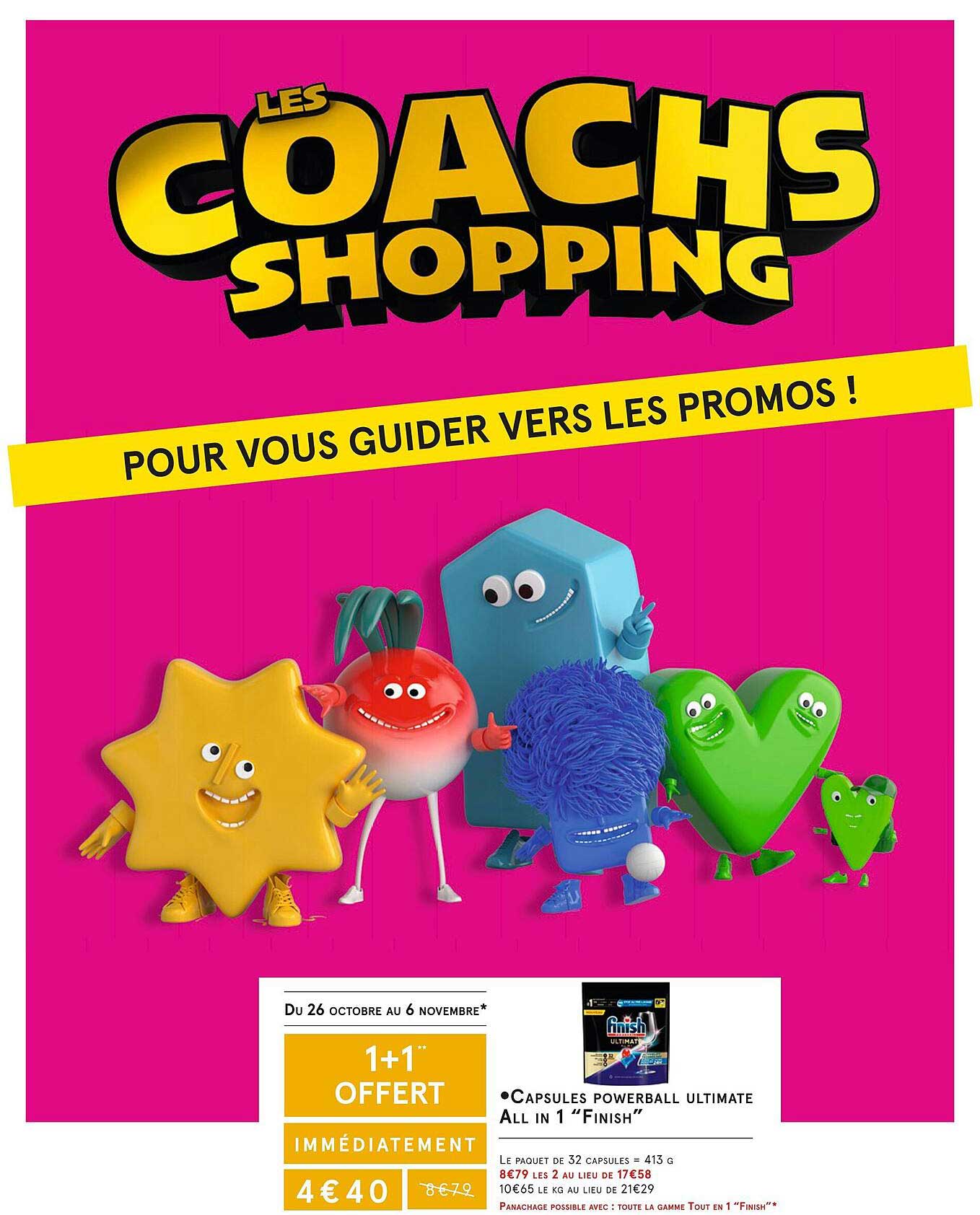 Promo Capsules Powerball Ultimates Allin1 Finish chez Monoprix ...
