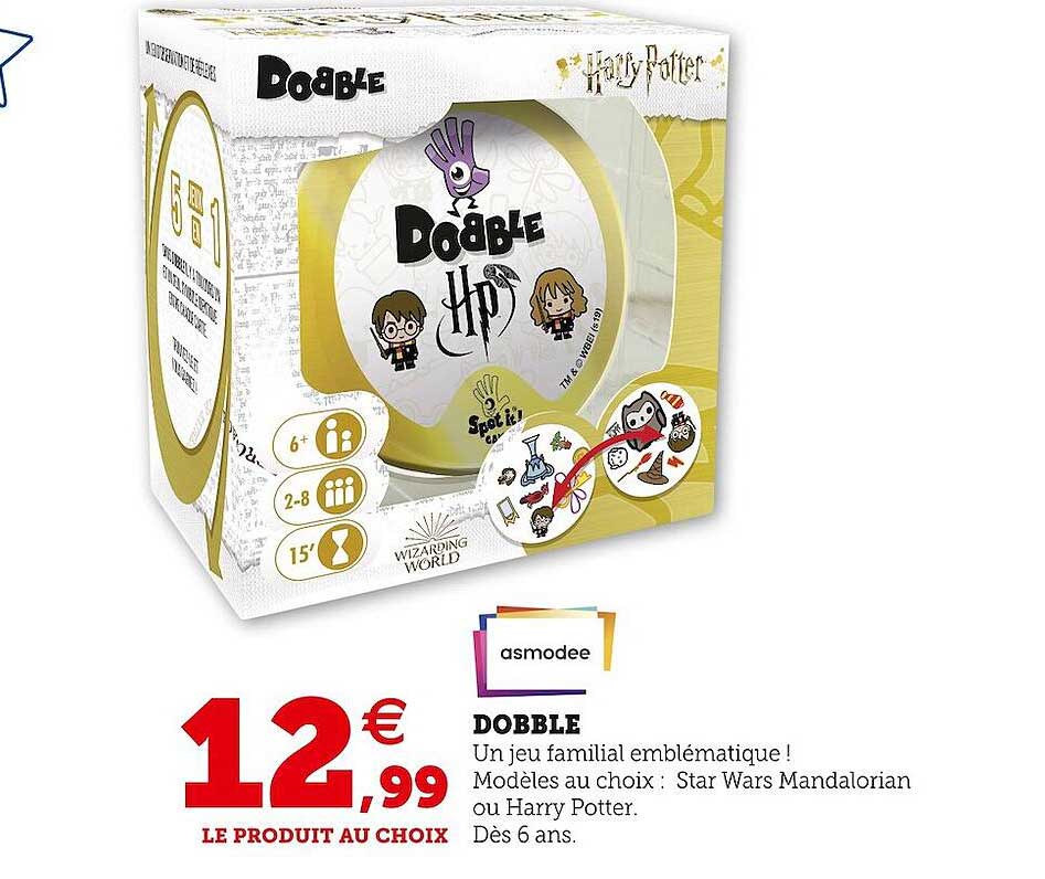 Harry Potter Gifts Dobble Animaux Asmodee , Dobble 360 , Card Game ...