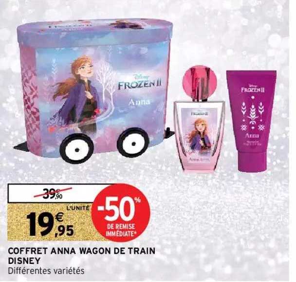 Promo Coffret Anna Wagon De Train Disney chez Intermarché - iCatalogue.fr