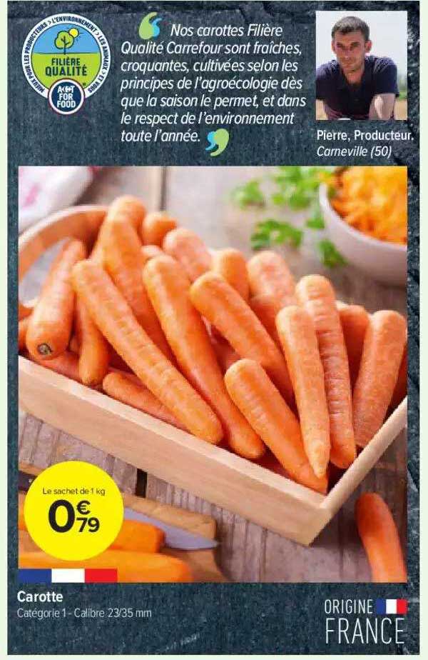 Promo Carotte chez Carrefour Contact - iCatalogue.fr