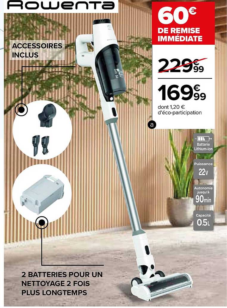 Promo Rowenta chez Carrefour - iCatalogue.fr