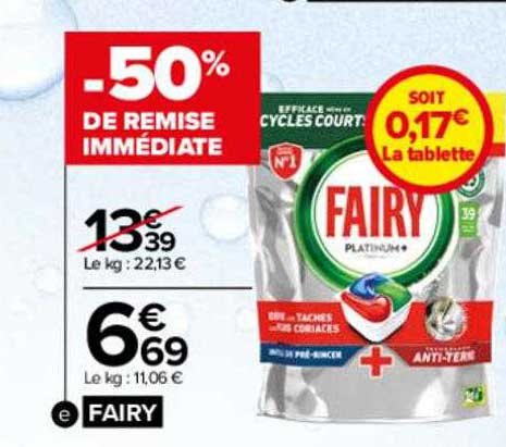 Promo Fairy chez Carrefour - iCatalogue.fr