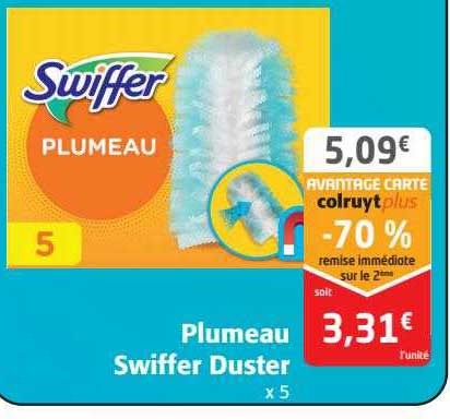 Promo Plumeau Swiffer Duster chez Colruyt - iCatalogue.fr