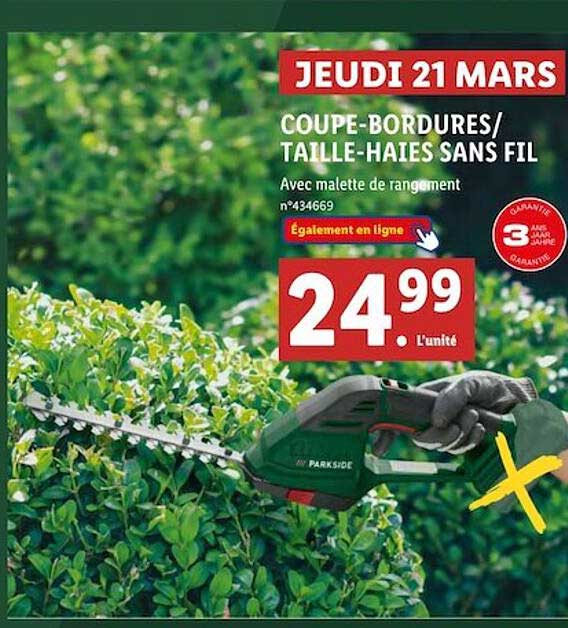 Coupe Haie Lidl