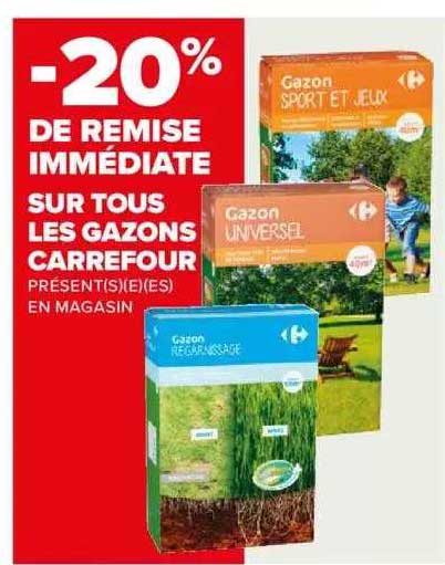 Promo Gazons Carrefour chez Carrefour - iCatalogue.fr
