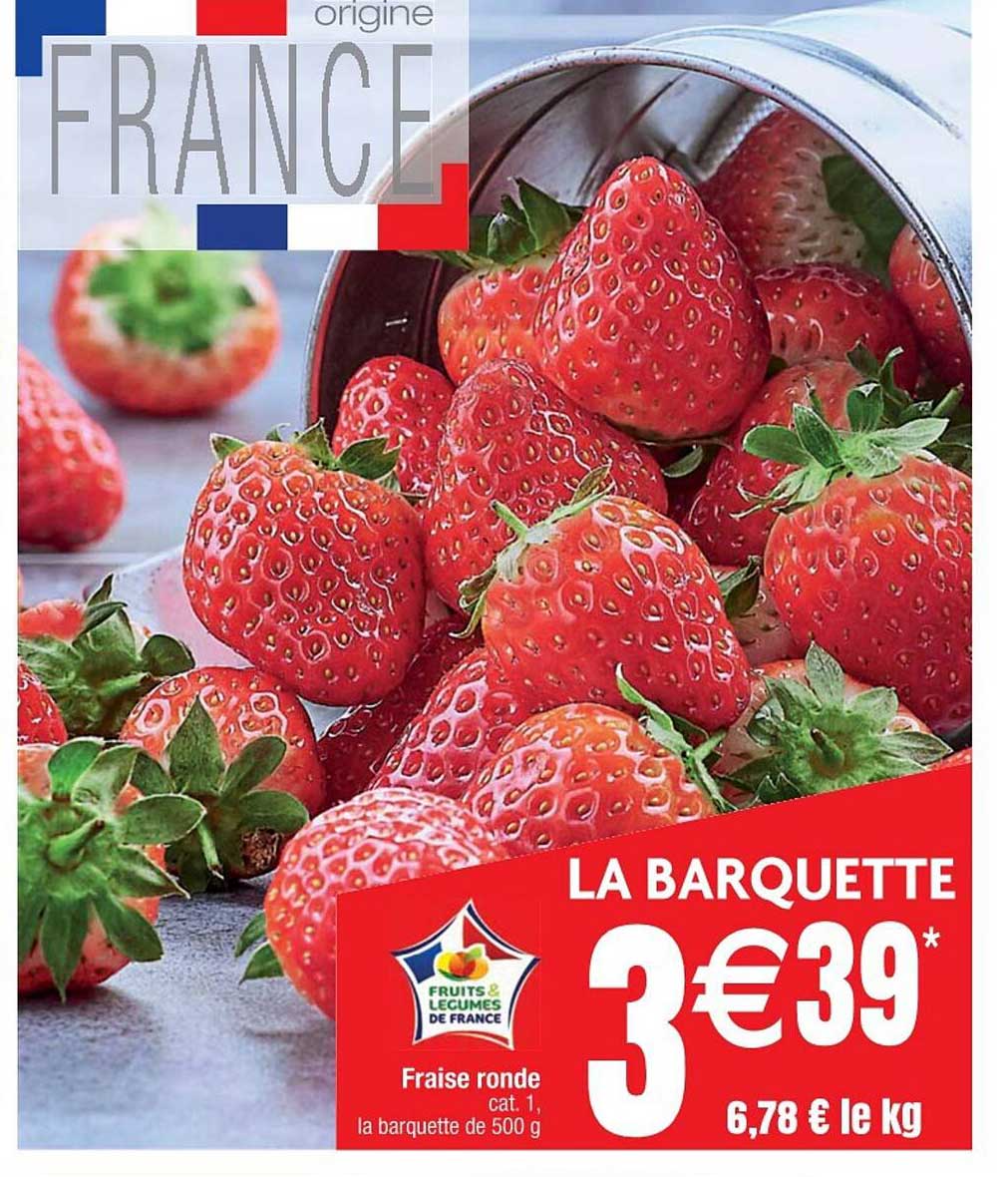 Promo Fraise Ronde chez Cora - iCatalogue.fr