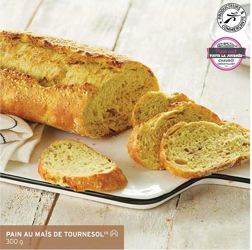 Promo Pain Au Maïs De Tournesol chez Intermarché Hyper - iCatalogue.fr