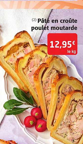 Pate En Croute Poulet Moutarde