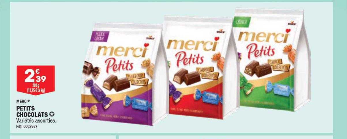 Promo Petits Chocolats Merci chez Aldi - iCatalogue.fr