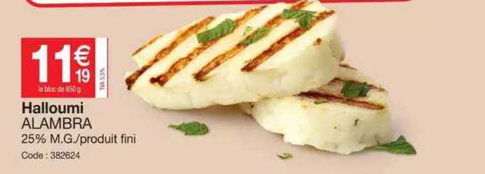 Promo Halloumi Alambra chez Promocash - iCatalogue.fr