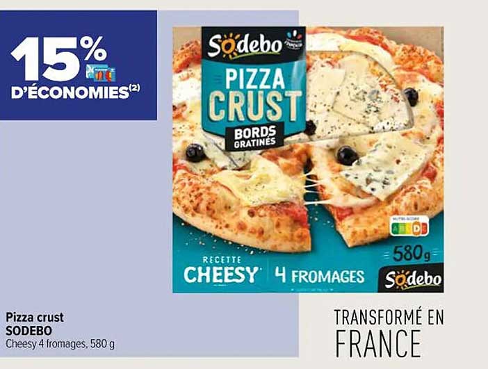 Promo Pizza Crust Sodebo chez Carrefour Express - iCatalogue.fr