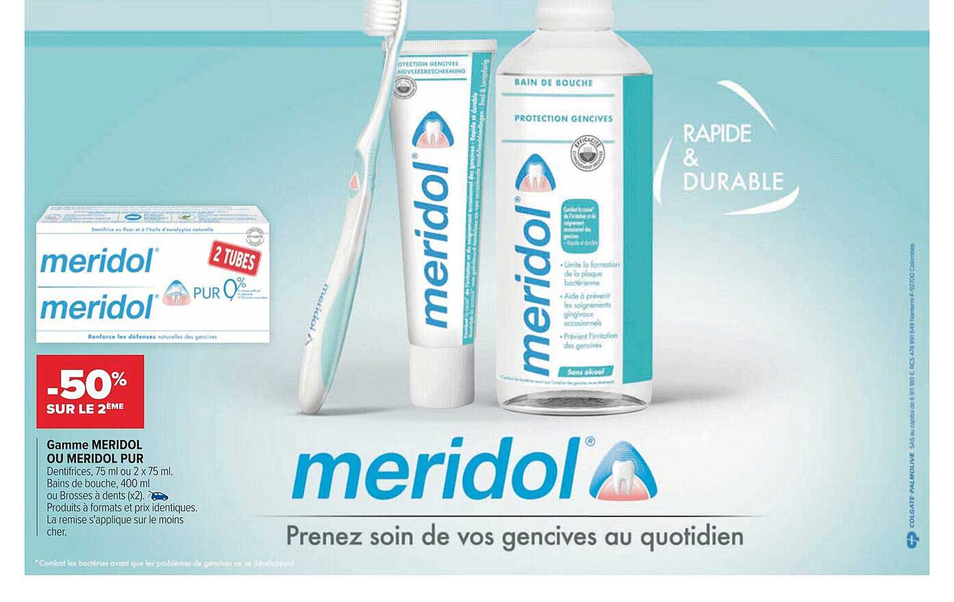 Promo Gamme Meridol Ou Meridol Pur chez Carrefour Parapharmacie ...