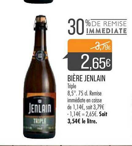 Promo Bière Jenlain chez Match - iCatalogue.fr