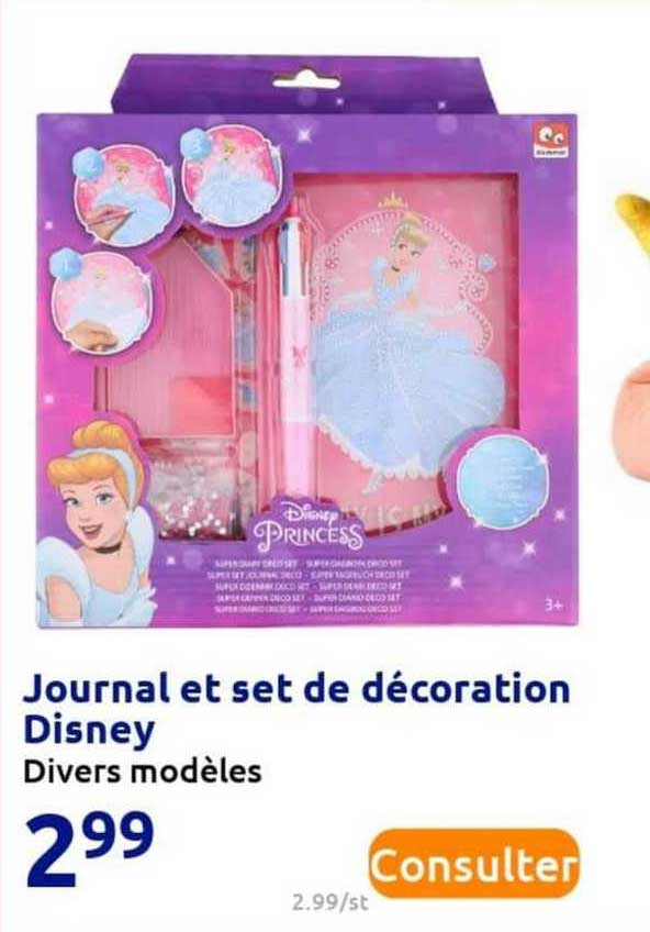 Promo Journal Et Set De Décoration Disney chez Action - iCatalogue.fr