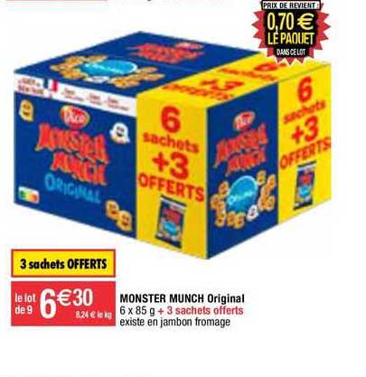 Promo Monster Munch Original chez Migros France - iCatalogue.fr