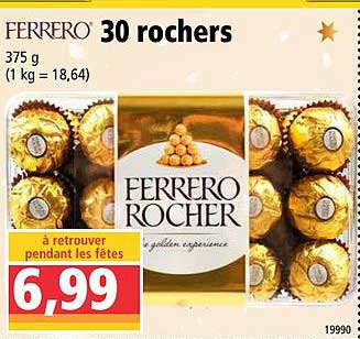 Promo Ferrero 30 Rochers chez Norma - iCatalogue.fr