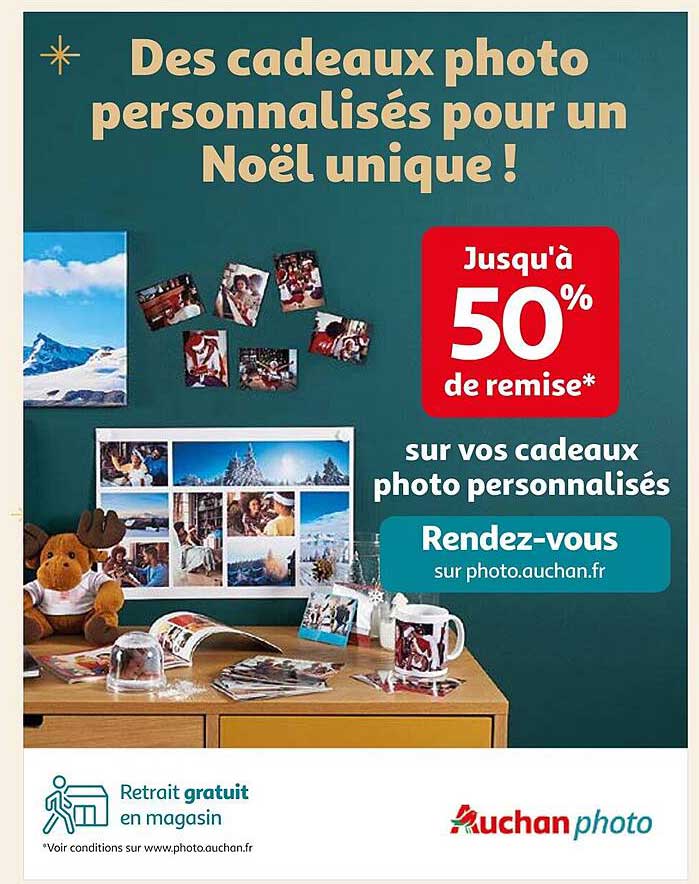 Promo Auchan Photo chez Auchan - iCatalogue.fr