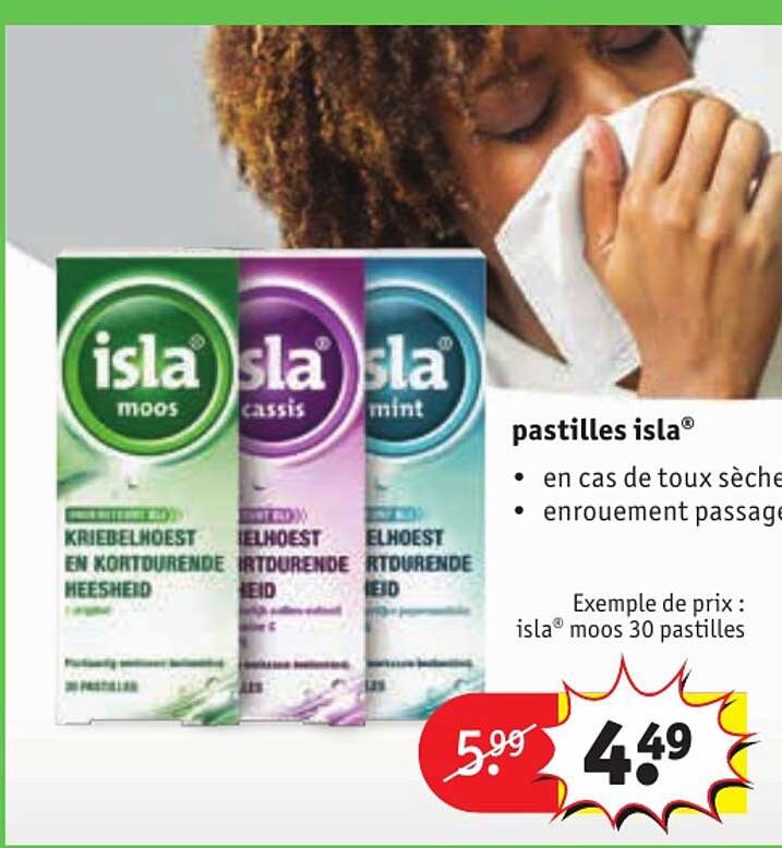 Promo Pastilles Isla chez Kruidvat - iCatalogue.fr