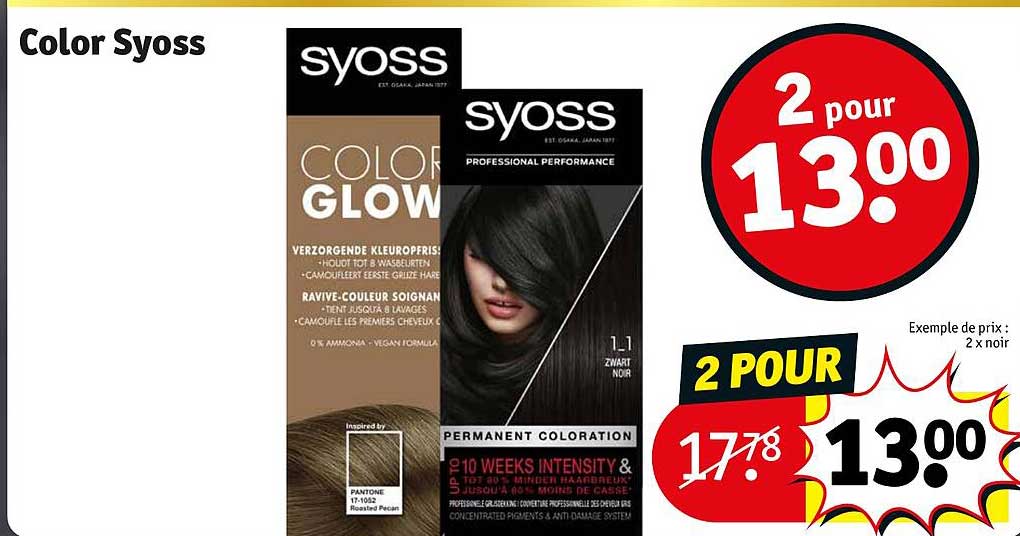 Promo Color Syoss chez Kruidvat - iCatalogue.fr