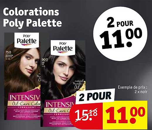 Promo Colorations Poly Palette chez Kruidvat - iCatalogue.fr