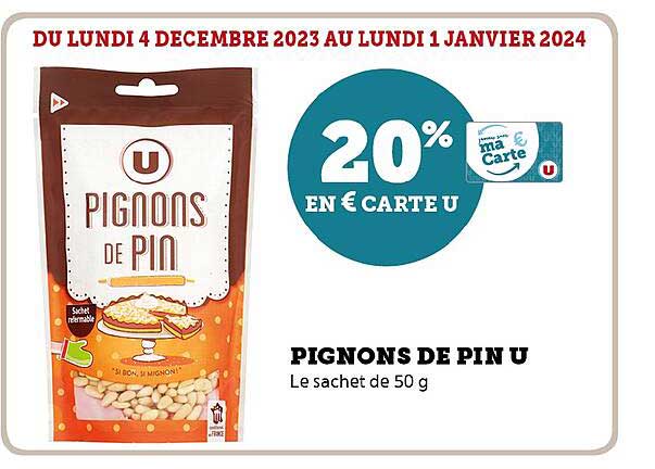 Promo Pignons De Pin U chez U Express - iCatalogue.fr