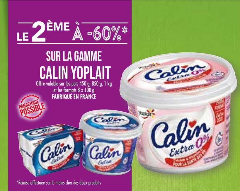 Promo La Gamme Calin Yoplait chez Match - iCatalogue.fr