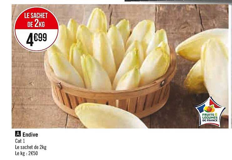 Promo Endive chez Casino Supermarchés - iCatalogue.fr