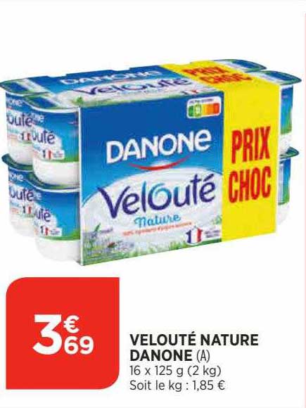 Promo Velouté Nature Danone chez Bi1 - iCatalogue.fr
