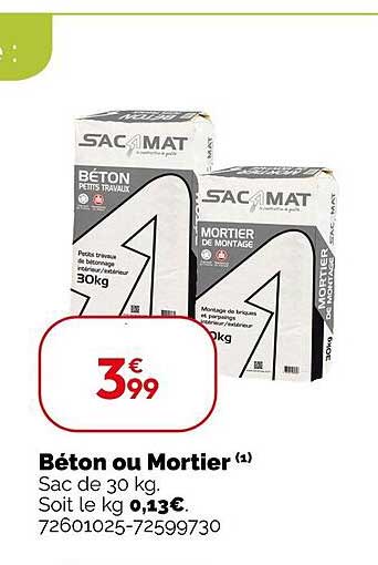 Promo Béton Ou Mortier chez WELDOM - iCatalogue.fr Promo Béton Ou Mortier chez WELDOM - iCatalogue.fr