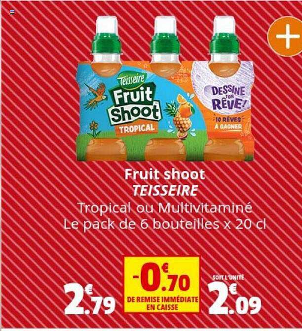 Promo Fruit Shoot Teisseire chez Coccinelle Express - iCatalogue.fr