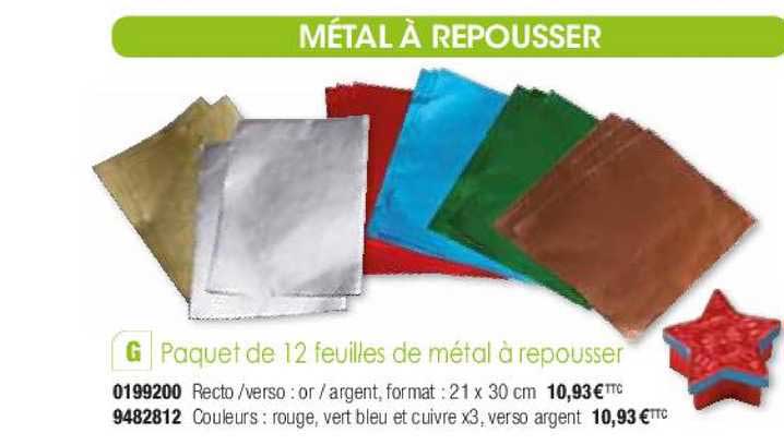 Feuille De Métal À Repousser | Métal Repoussé En Grande Section – JJNU