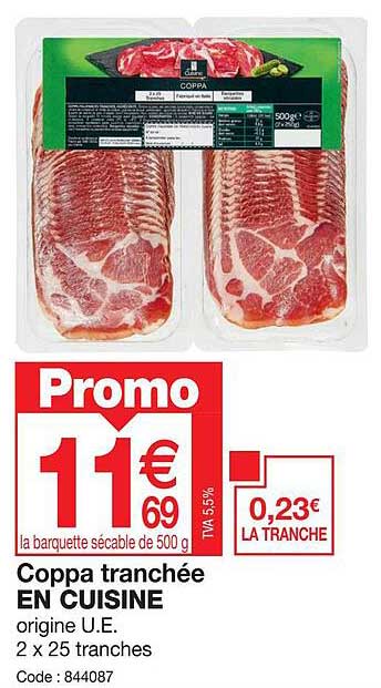 Promo Coppa Tranchée En Cuisine chez Promocash - iCatalogue.fr