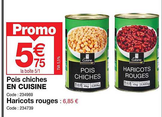 Promo Pois Chiches En Cuisine chez Promocash - iCatalogue.fr