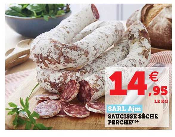 Promo Saucisse Sèche Perche chez Hyper U - iCatalogue.fr