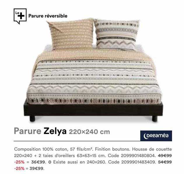 Promo Parure Zelya chez BUT - iCatalogue.fr
