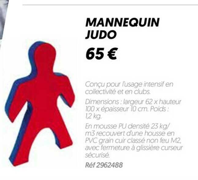 Promo Mannequin Judo chez Decathlon - iCatalogue.fr