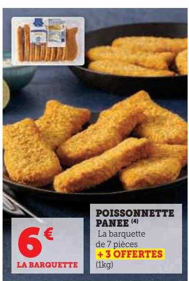 Promo Poissonnette Panée chez Hyper U - iCatalogue.fr