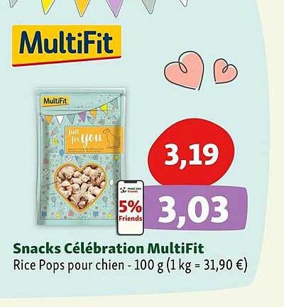 Promo Snacks Célébration Multifit chez Maxi Zoo - iCatalogue.fr