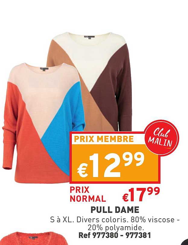 Promo Pulle Dame chez Trafic - iCatalogue.fr