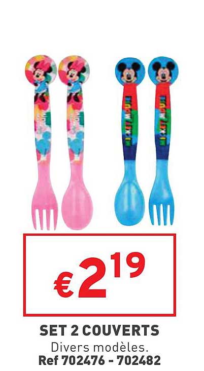 Promo Set 2 Couverts chez Trafic - iCatalogue.fr