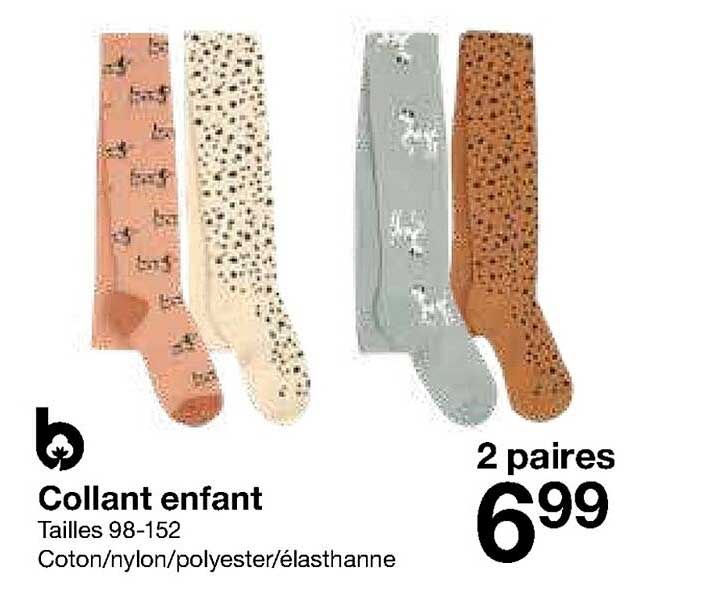 Promo Collant Enfant chez Zeeman - iCatalogue.fr