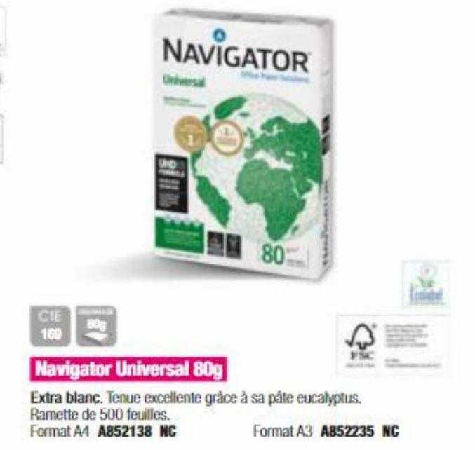 Promo Navigator Universal 80 G chez Calipage - iCatalogue.fr