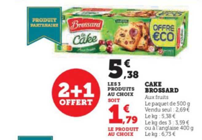 Promo Cake Brossard chez Hyper U - iCatalogue.fr