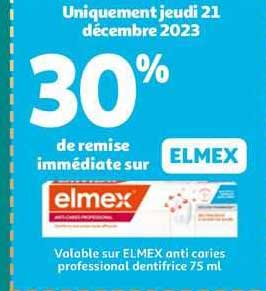 Promo Elmex chez Auchan - iCatalogue.fr