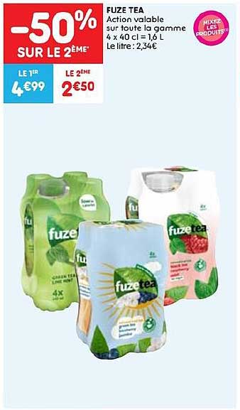 Promo Fuze Tea chez Leader Price - iCatalogue.fr