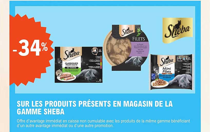 Promo La Gamme Sheba chez E.Leclerc - iCatalogue.fr