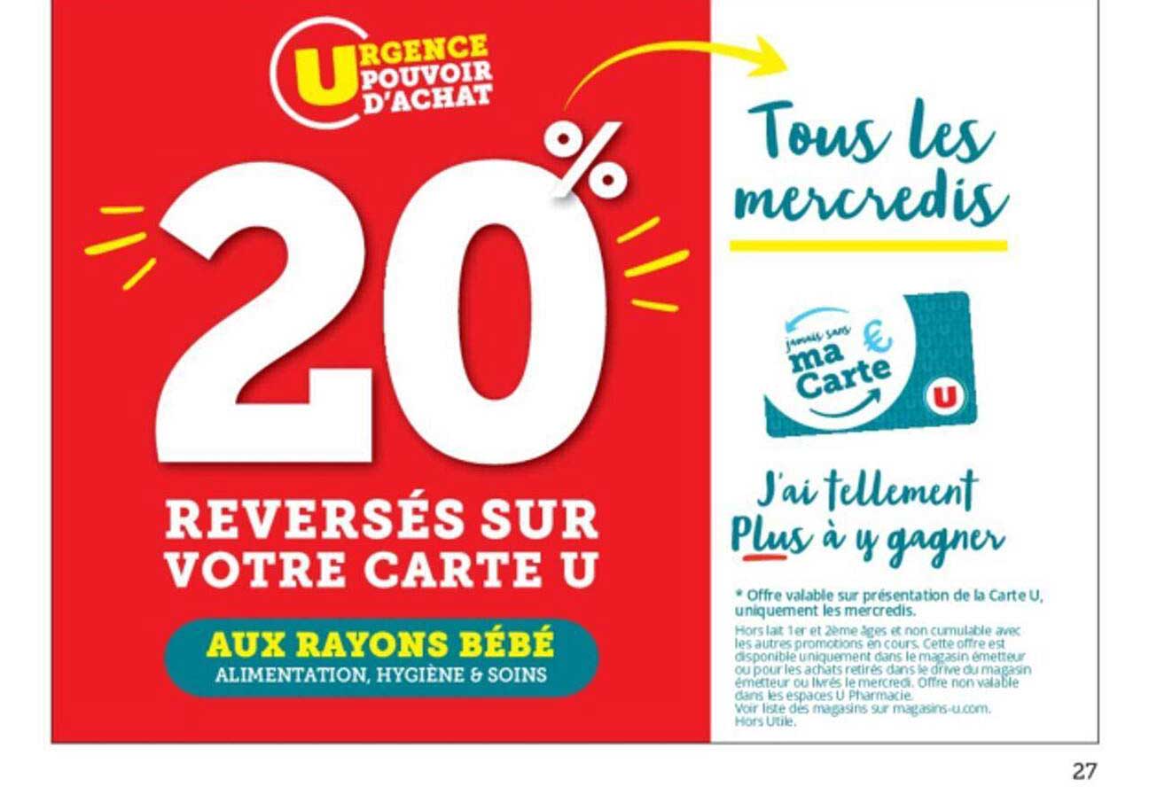 Promo Ma Carte U chez Hyper U - iCatalogue.fr