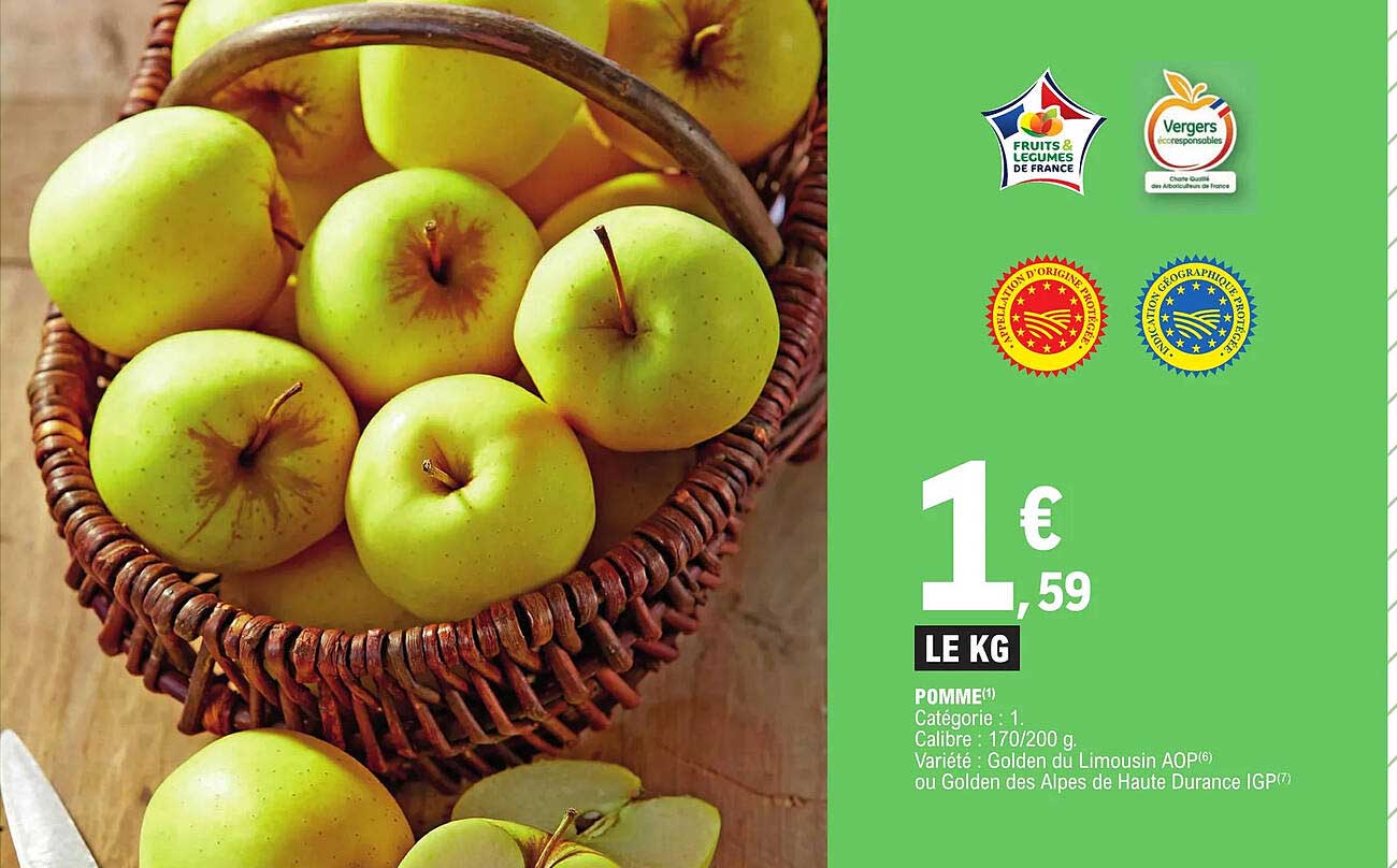 Promo Pomme chez E.Leclerc - iCatalogue.fr