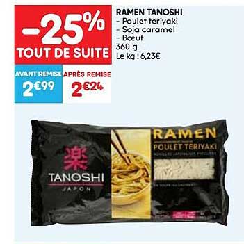 Promo Ramen Tanoshi chez Leader Price - iCatalogue.fr