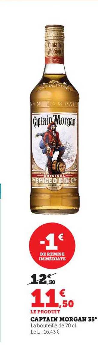 Promo Captain Morgan 35° chez U Express - iCatalogue.fr